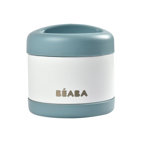 Beaba Insulated Food Pot 500ml Blue - Earthmother.ie