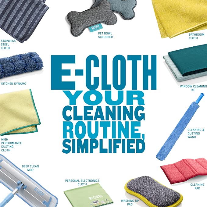 E Cloth General Purpose Cleaning Cloth - 4 Pack - Earthmother.ie