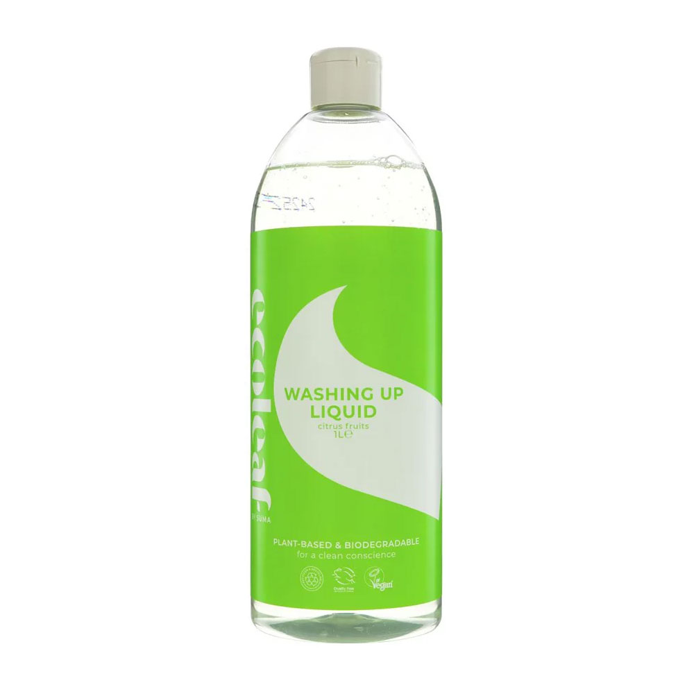 Ecoleaf Washing Up Liquid Citrus Fruit 1 Litre - Earthmother.ie