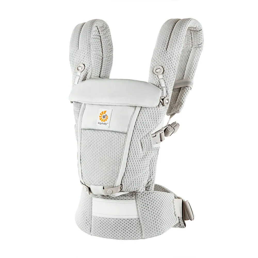 Ergobaby Adapt Baby Carrier Soft Flex Mesh Pearl Grey - Earthmother.ie