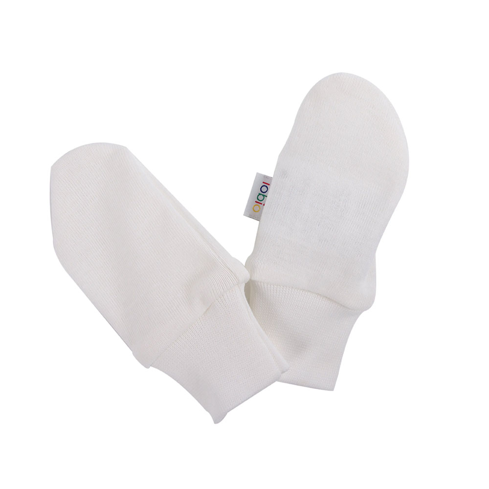 Iobio Organic Cotton Anti Scratch Mittens - Earthmother.ie