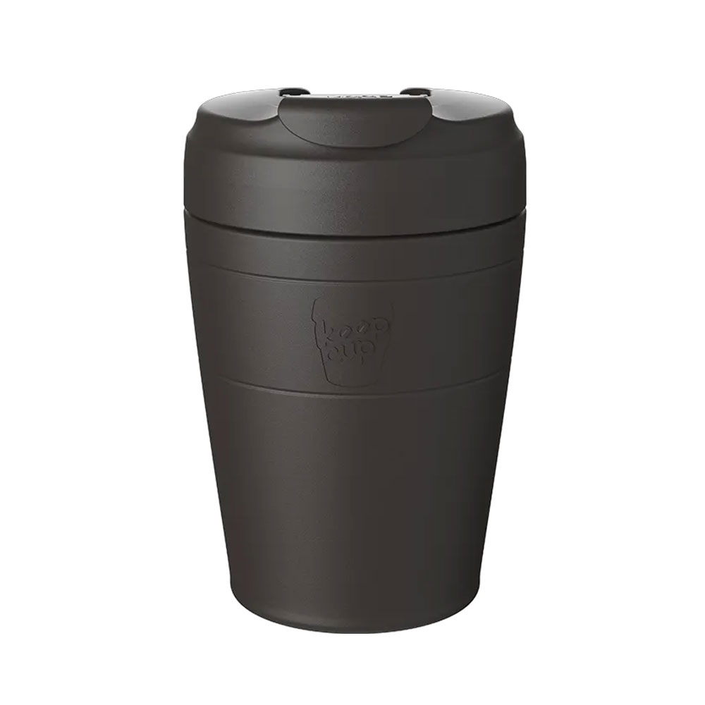 KeepCup Commuter Coffee Cup 12oz Black - Earthmother.ie