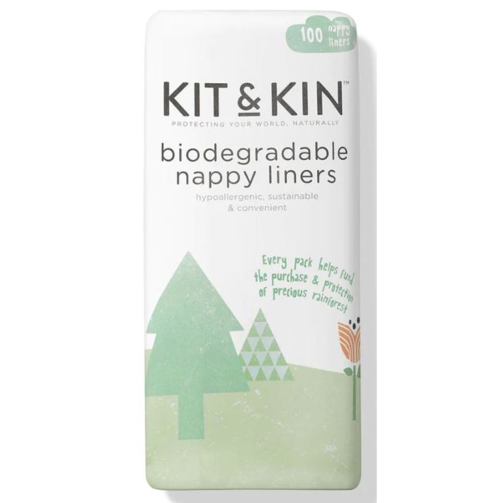 Kit & Kin Cloth Nappy Disposable Liners - Earthmother.ie