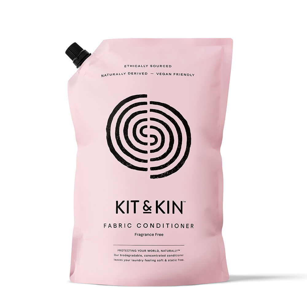 Kit & Kin Fabric Conditioner Fragrance Free - Earthmother.ie