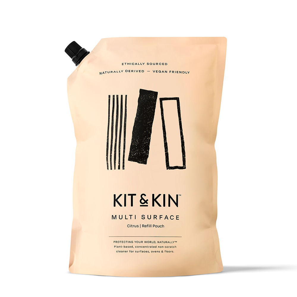 Kit & Kin Multi Surface Cleaner Citrus Refill - Earthmother.ie