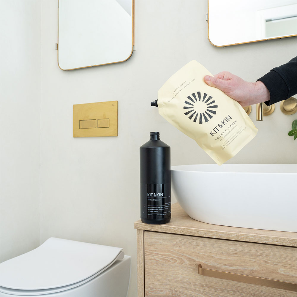 Kit & Kin Toilet Cleaner Refill Pouch - Earthmother.ie