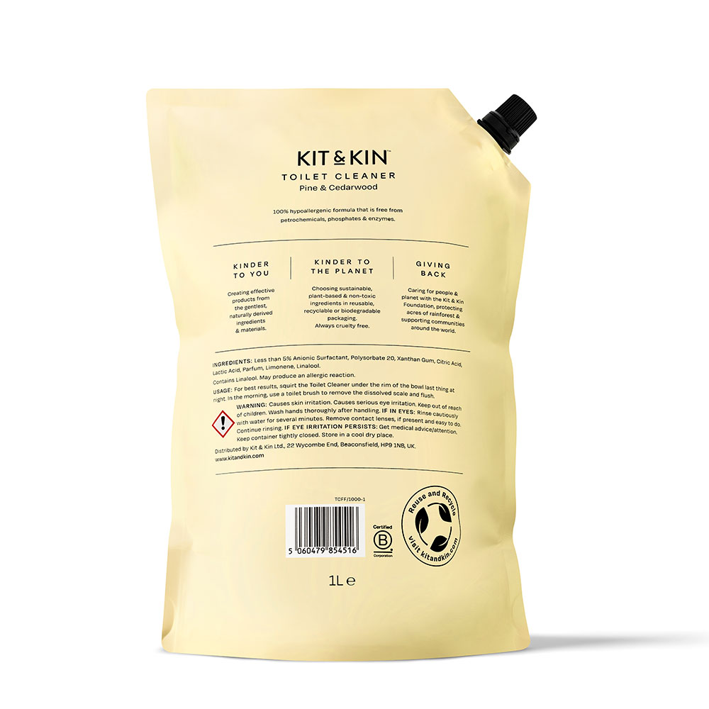 Kit & Kin Toilet Cleaner Refill Pouch - Earthmother.ie