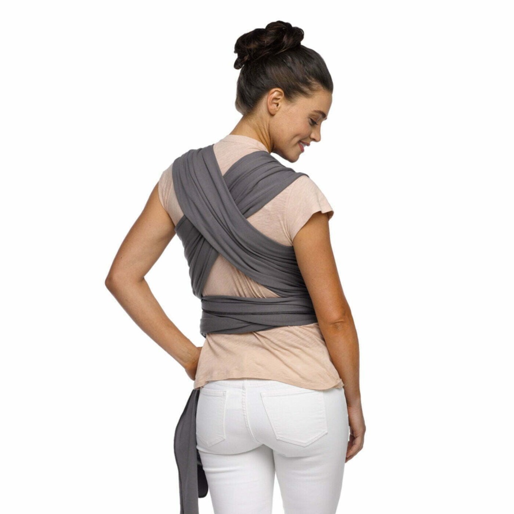 Moby Wrap Classic Stretchy Baby Carrier from Newborn - Slate Grey ...