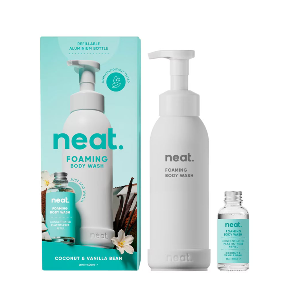 Neat Foaming Body Wash Coconut Vanilla Bean - Earthmother.ie