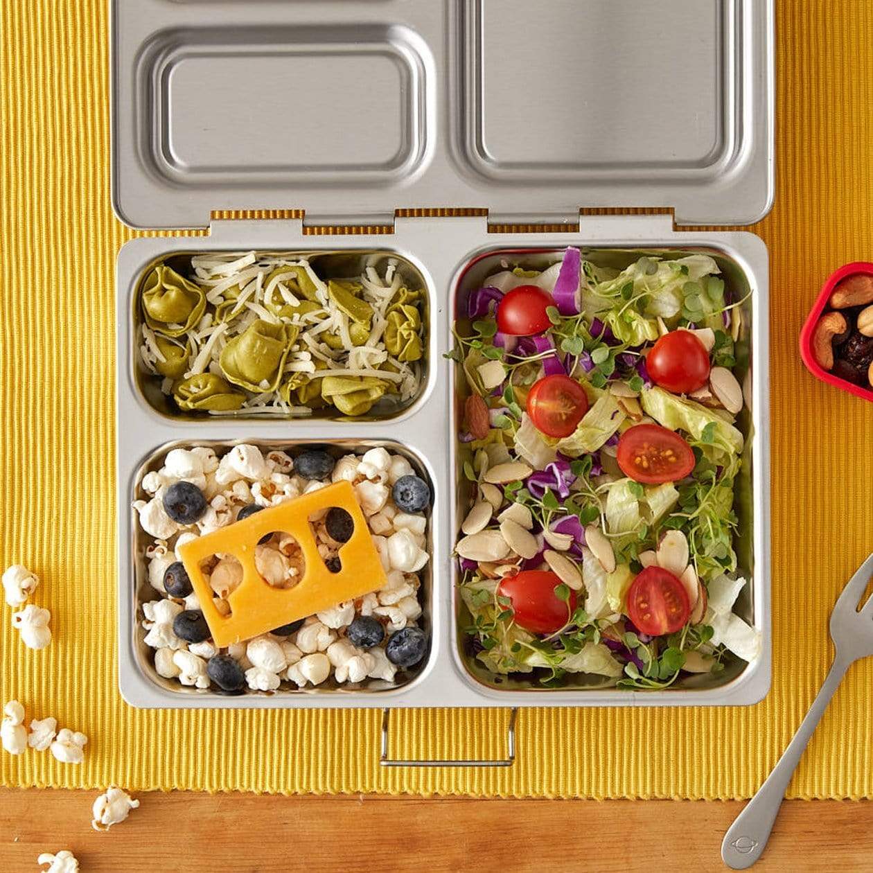 PlanetBox Launch Stainless Steel Lunchbox | 3 Compartments - Earthmother.ie