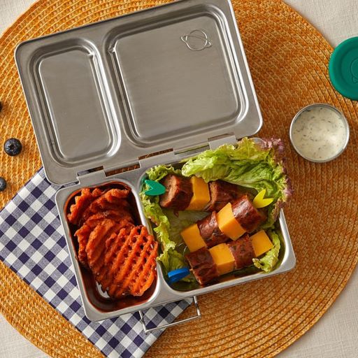 Planetbox Stainless Steel Lunchbox Shuttle Set with Adventure Magnets ...