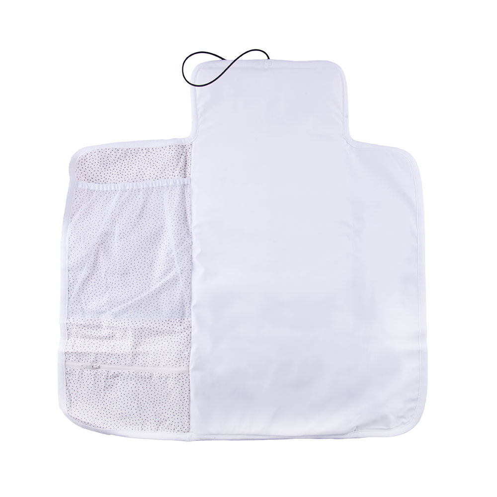 Popolini Organic Cotton Travel Changing Mat Stracciatella - Earthmother.ie