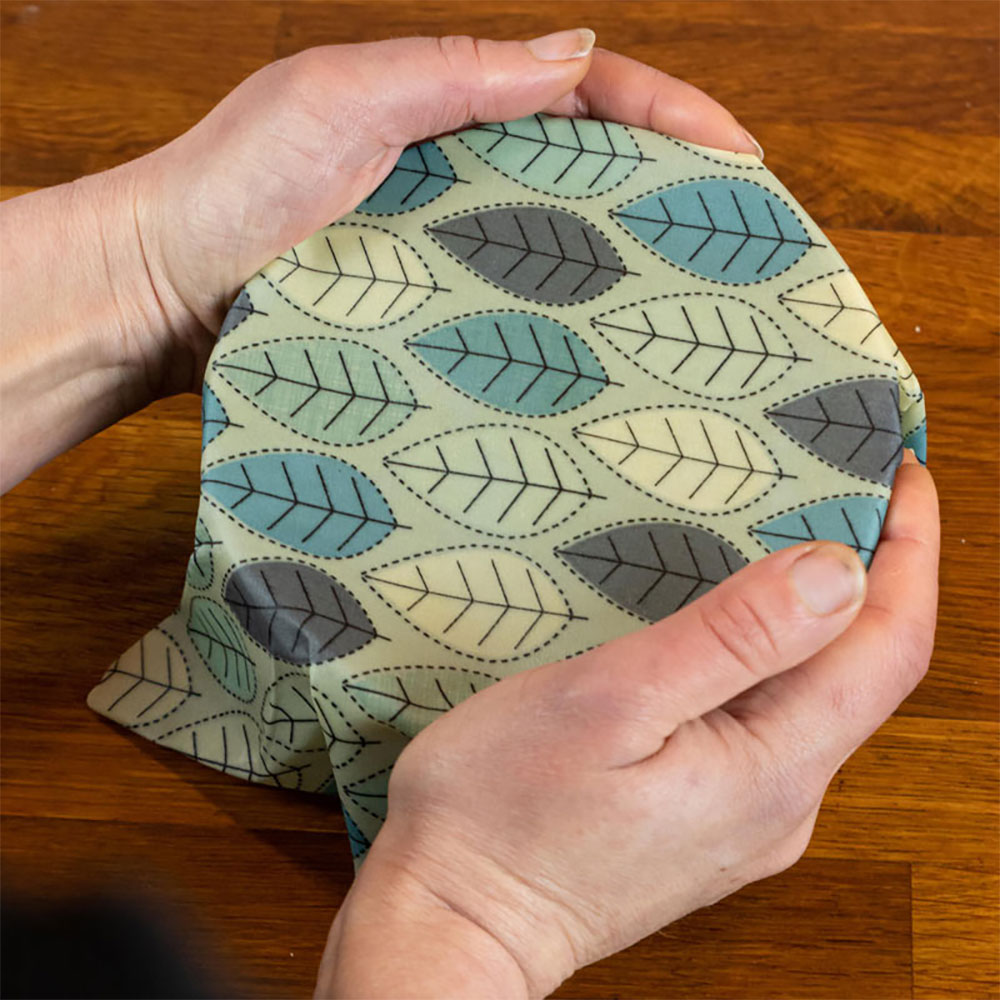Hanna's Beeswax Wraps Mini Blue Leaf - Earthmother.ie