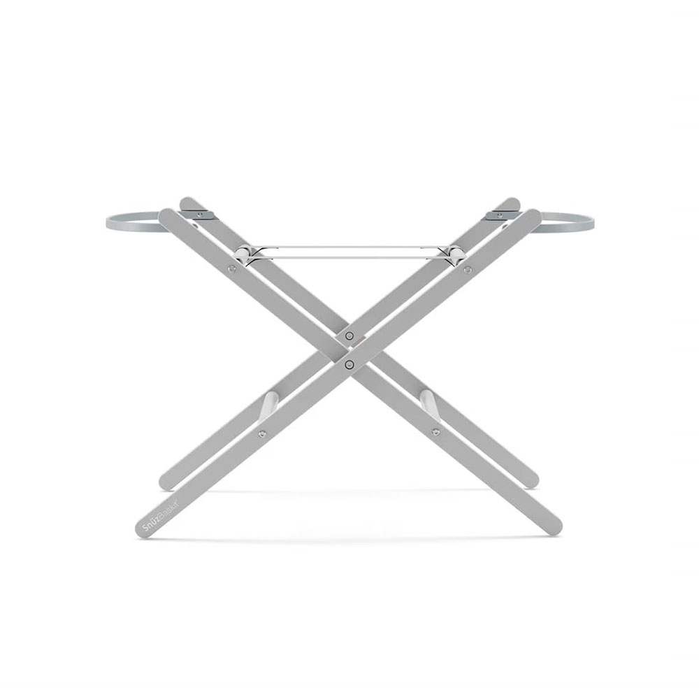 SnuzBaskit Moses Basket & Stand - Light Grey/Dove Grey Stand ...
