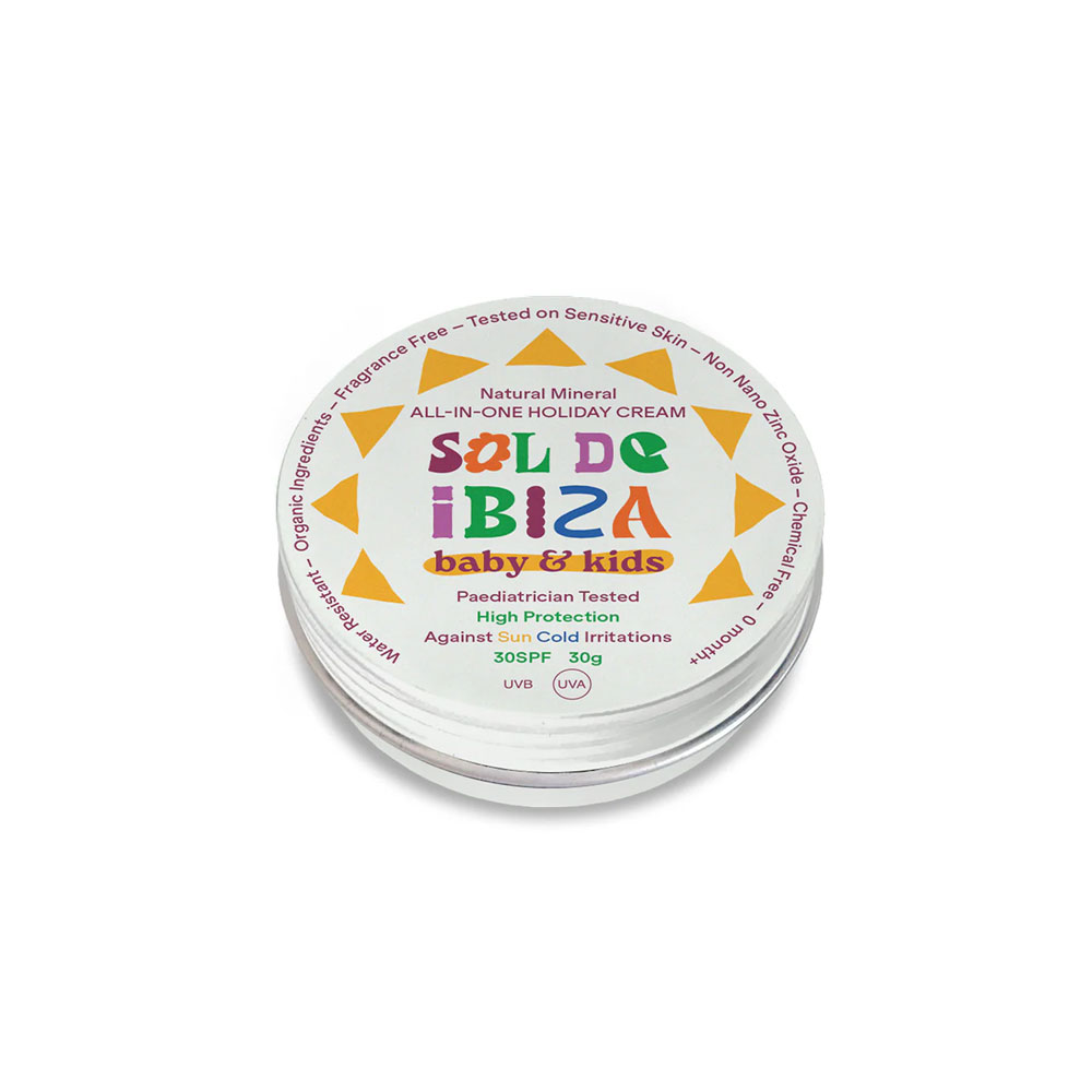 Sol de Ibiza SPF30 Baby Kids Suncream 30g Mini - Earthmother.ie