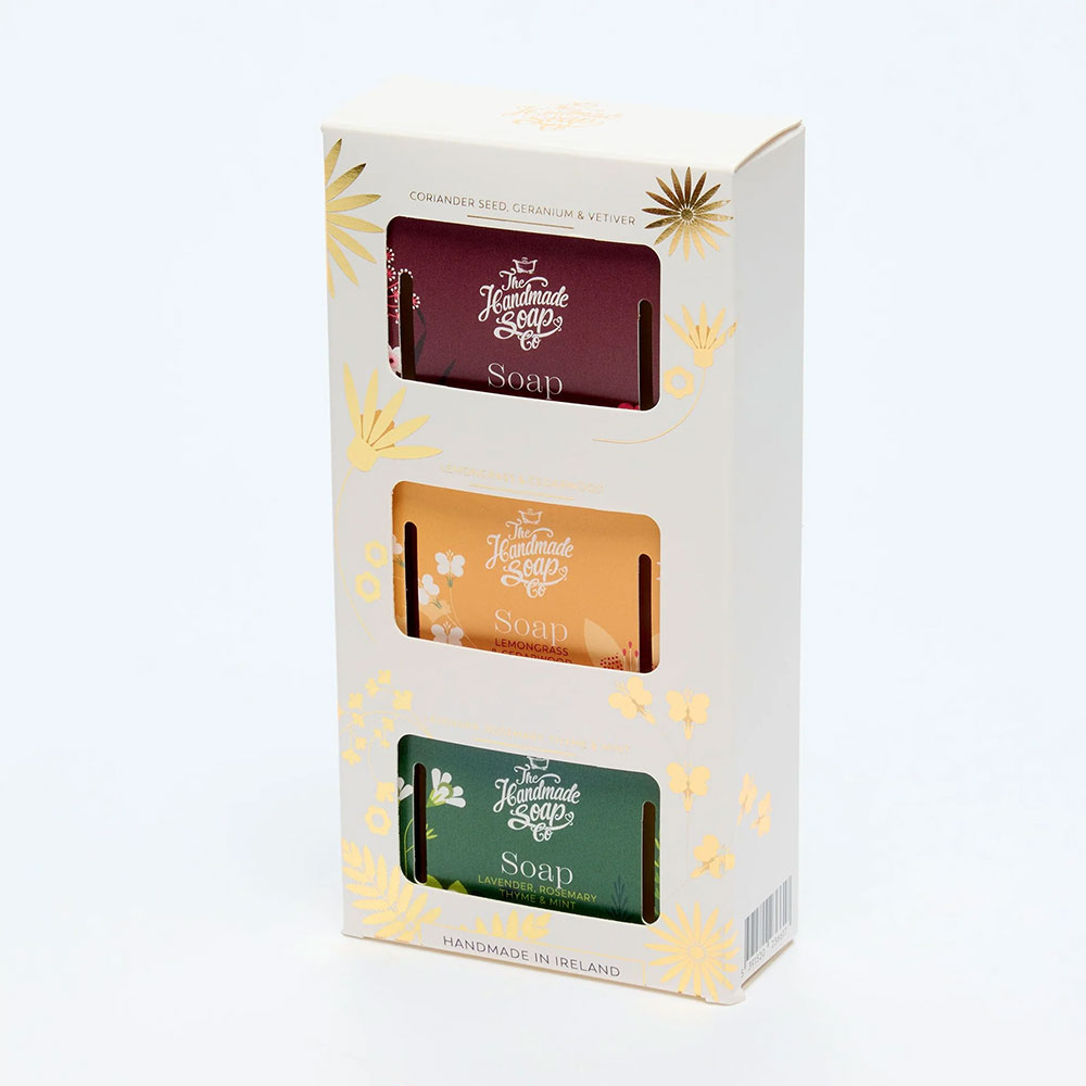 The Handmade Soap Company Three Pack Soap Gift Set - Earthmother.ie