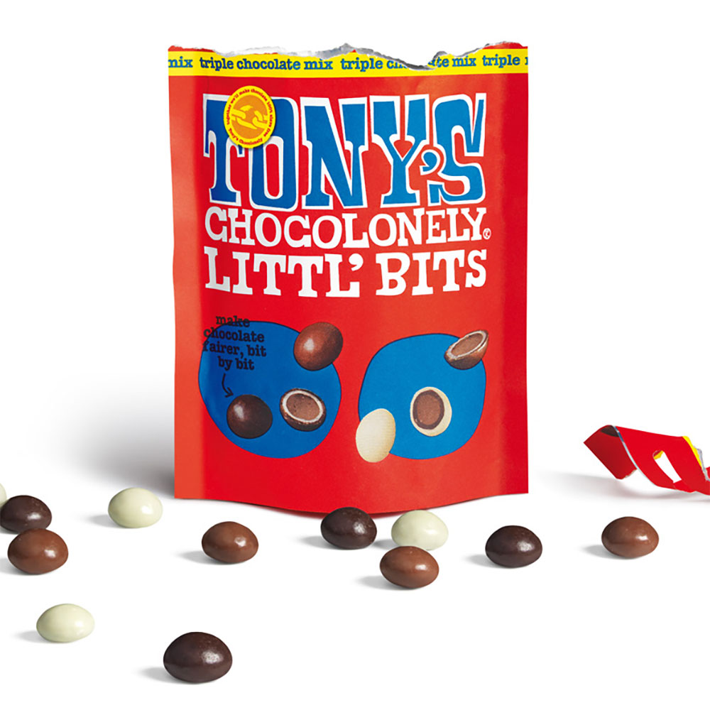 Tonys Chocolonely Littl Bits Triple Mix - Earthmother.ie