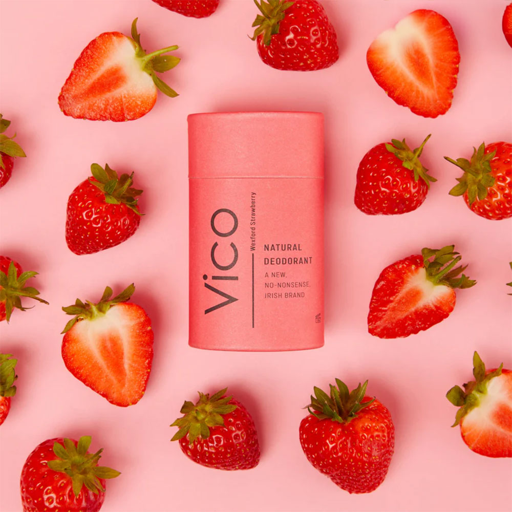 Vico Natural Deodorant Wexford Strawberry - Earthmother.ie