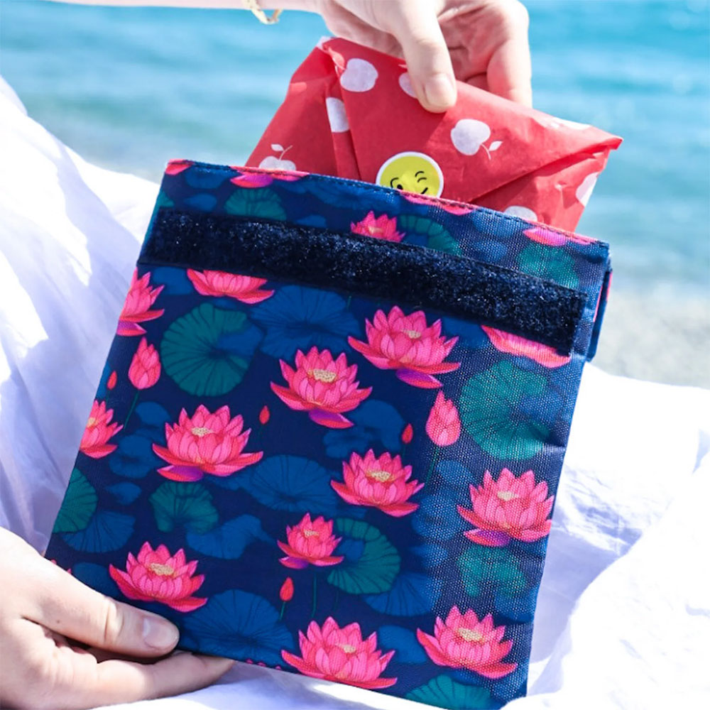Yumbox Insulated Sandwich Bag Lotus - Earthmother.ie