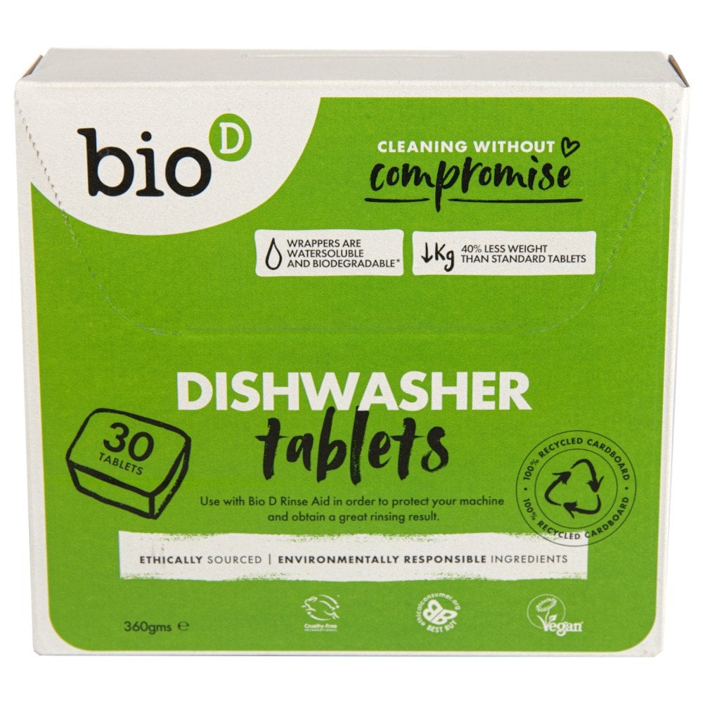 Bio D Dishwasher Tablets 30s - Earthmother.ie