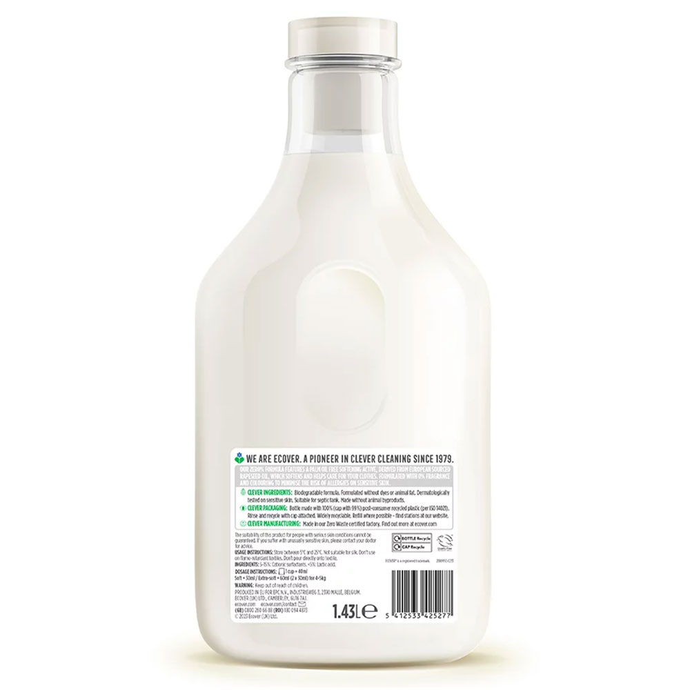 Ecover Zero Fabric Conditioner 1.43L - Earthmother.ie
