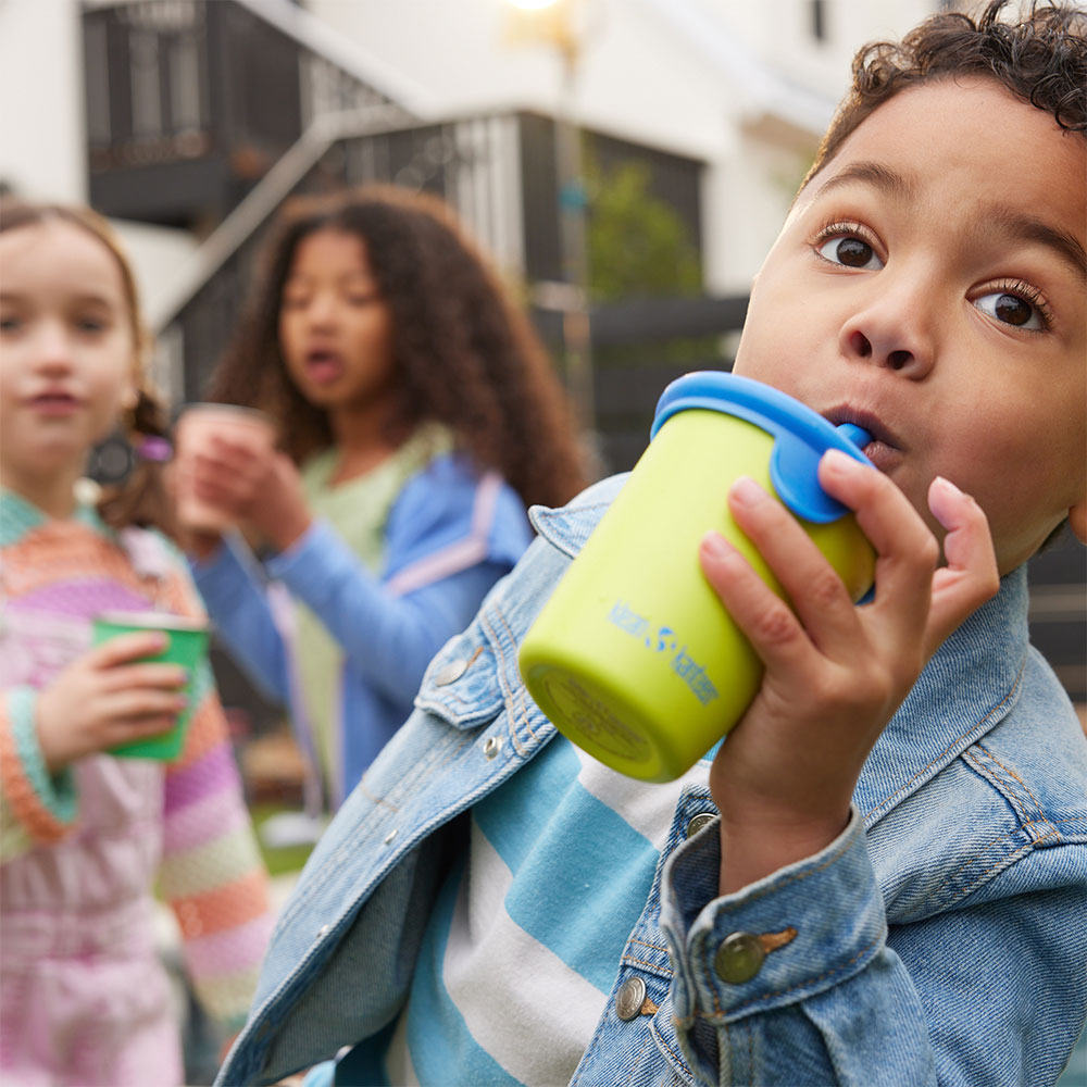 Klean Kanteen Kids Cup with Straw Spring Bud - Earthmother.ie