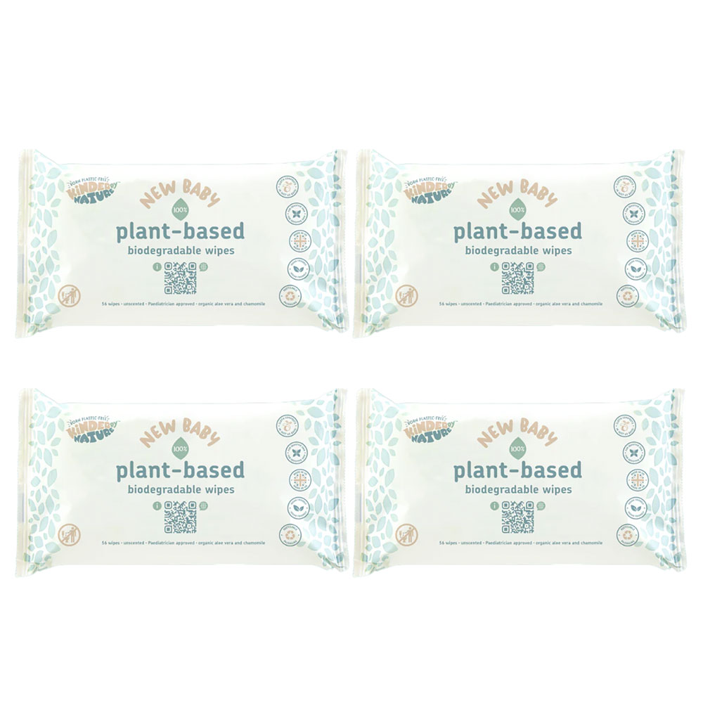 Kinder By Nature Baby Wipes | Gentle & Naturally Derived 4 Pack ...