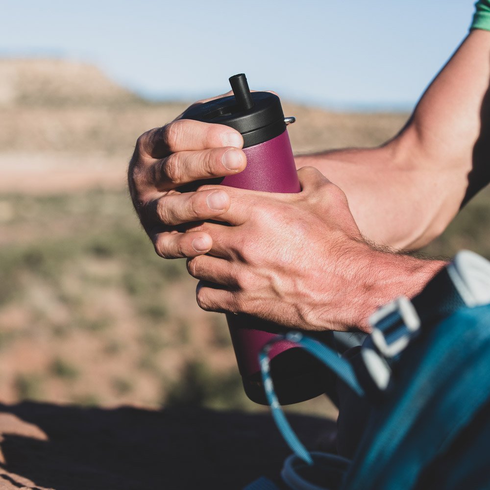 Klean Kanteen Insulated TK Wide with Twist Cap and Straw - 16oz/473ml ...