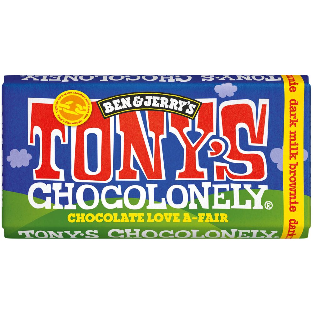 Tonys Chocolonely Ben & Jerrys Brownie - Earthmother.ie